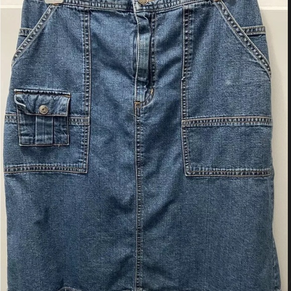 Cherokee | Skirts | Denim Skirt With Pocket Detail | Poshmark